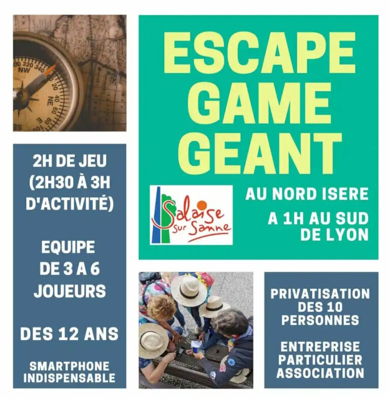 Escape Game géant à Salaise Sur Sanne - Chasse au trésor