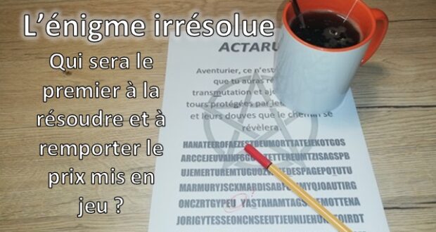 L'énigme irrésolue - Chasse au trésor